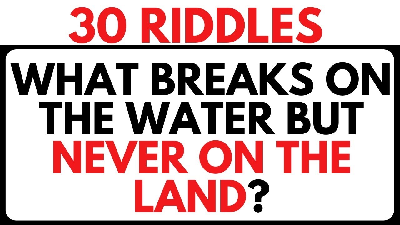 TRICKY RIDDLES PART 1 🧩 | 30 Puzzles to Test Your Brain! 🧠 | Mind ...