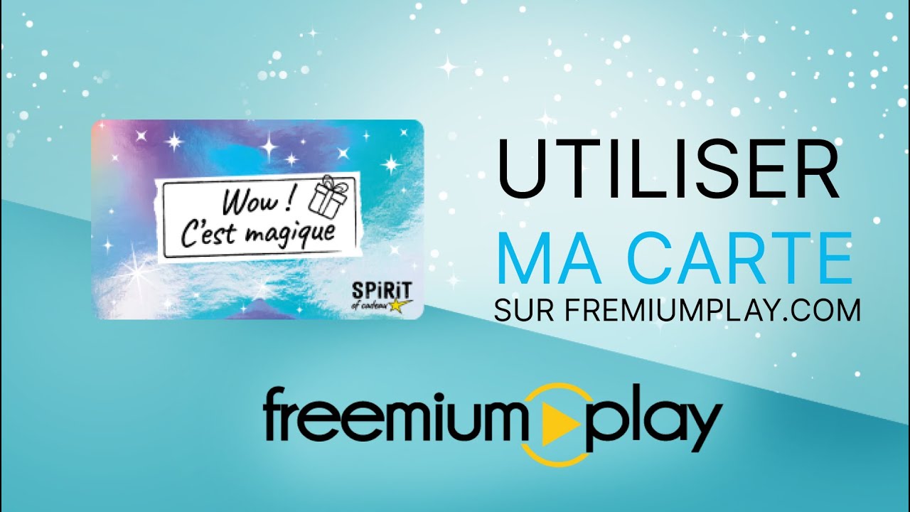 Utiliser ma carte Spirit of Cadeau sur FreemiumPlay - YouTube