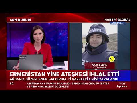 Ermenistan'ın Ağdam'a Saldırısında Yaralanan Gazeteci Anar Şuşalı Saldırı Anını Anlattı!