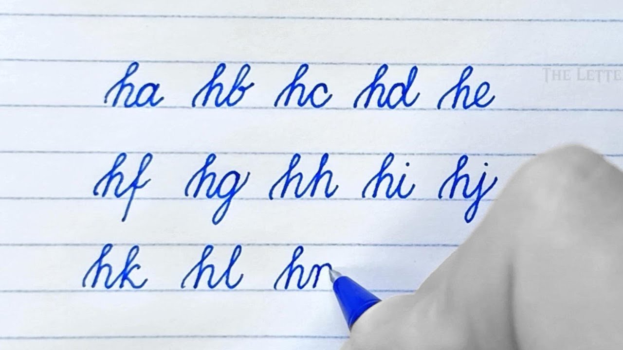 Connecting letters a-z ⚜Lsn.8 Letter h⚜ Handwriting practice and ...