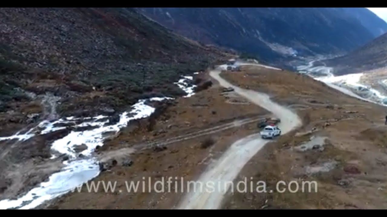 Assam to Tawang - Madhuri Sungester Lake, Arunachal - Aerial view of ...