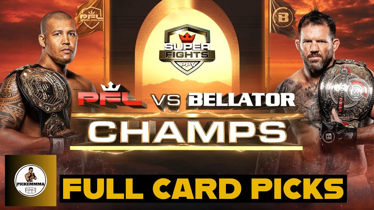 Full Card Breakdowns PFL vs. Bellator: CHAMPS: Renan Ferreira vs. Ryan Bader - YouTube