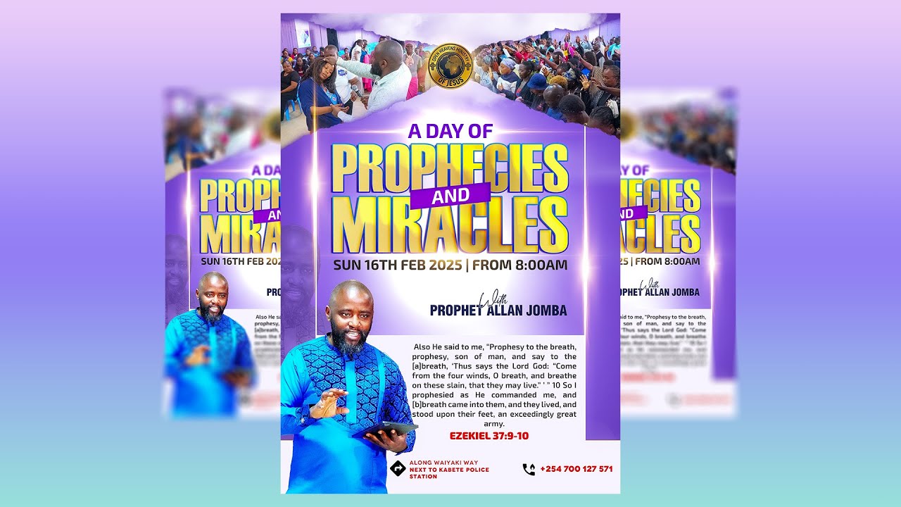 A DAY OF PROPHECIES & MIRACLES SERVICE 16/2/2025 - YouTube