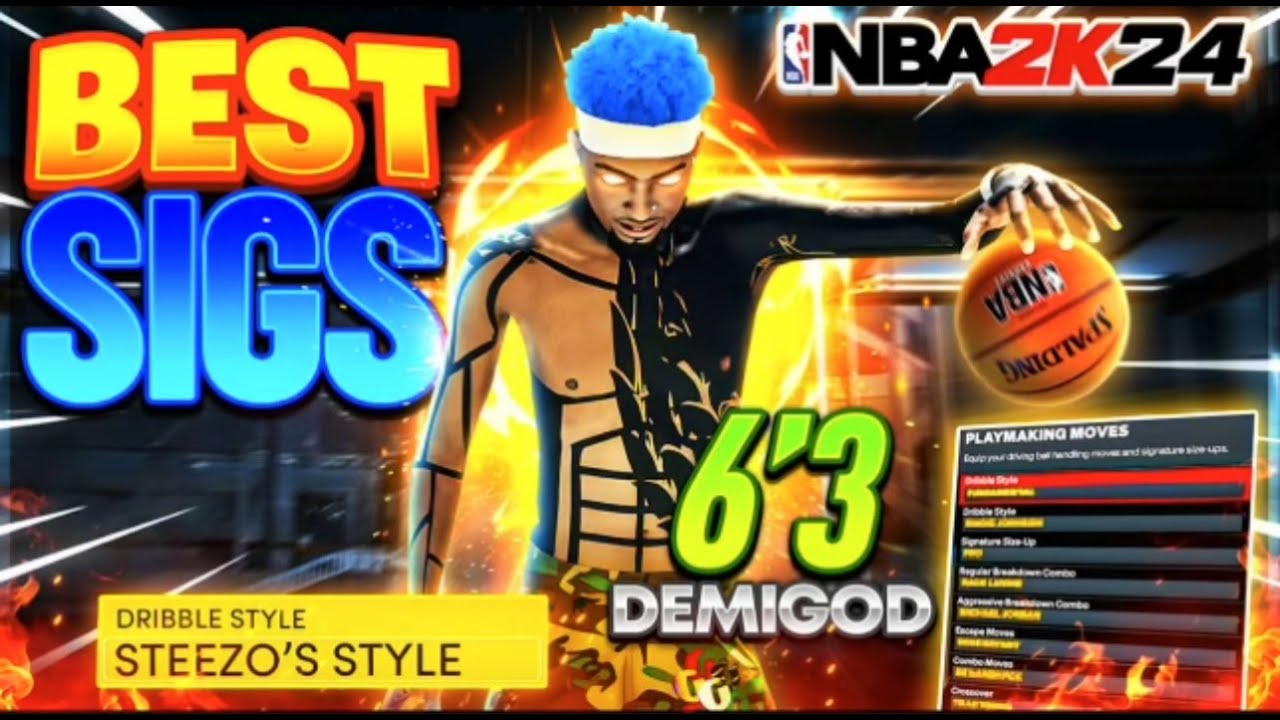 THE BEST GLITCHY STEEZO DRIBBLING EYESO SIGS IN NBA 2K24 SEASON 3 [FULL ...