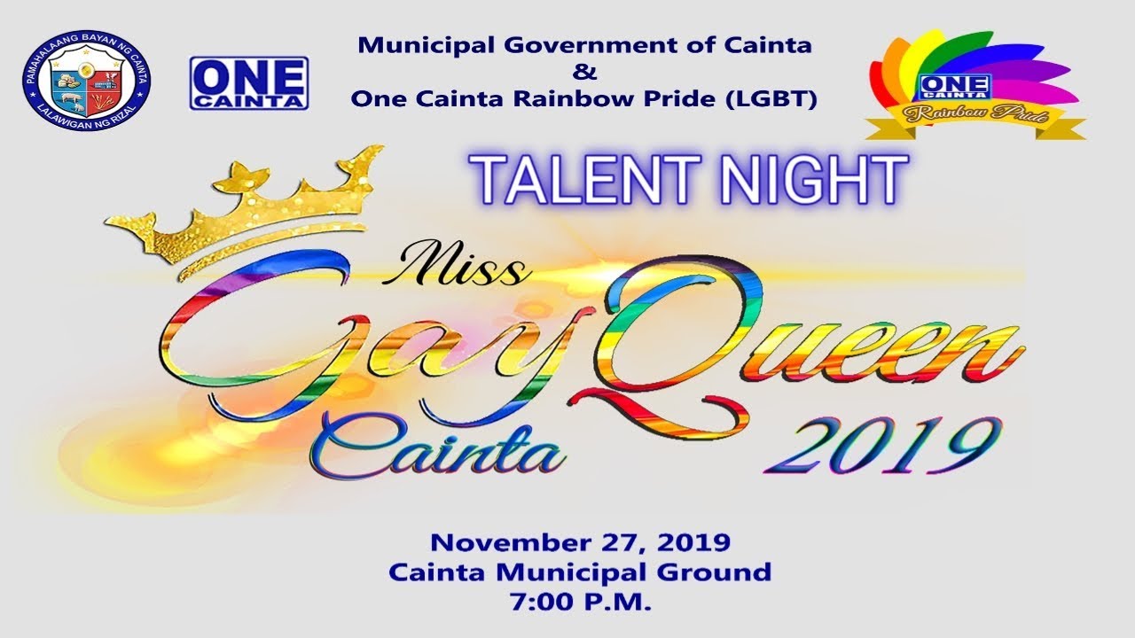 Ms gay queen cainta 2019 talents night - YouTube