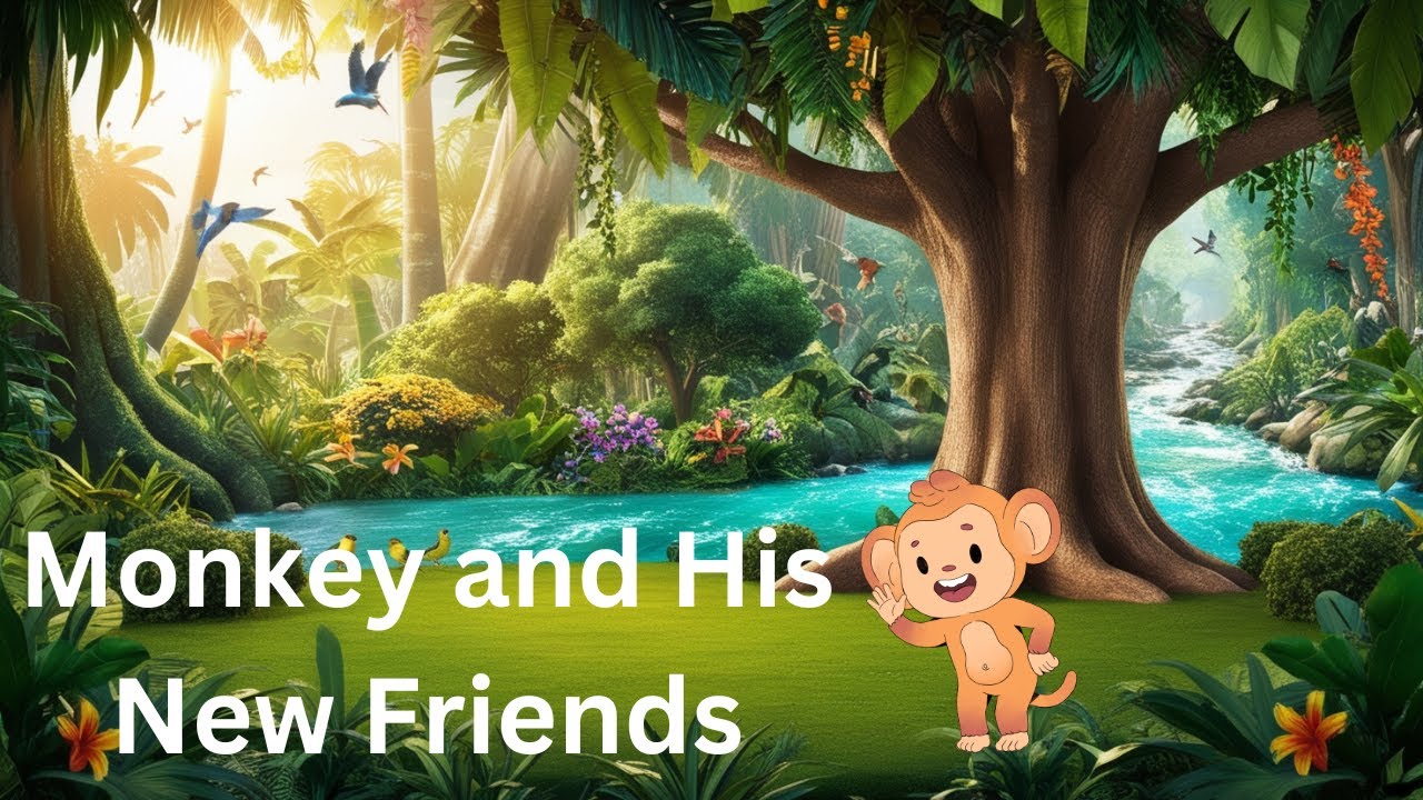 Monkey and his friends I Kids stories I Moral stories for kids - YouTube