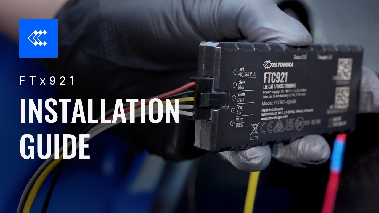 Installation Guide | FTC921 Tracker with a Buzzer | Teltonika - YouTube