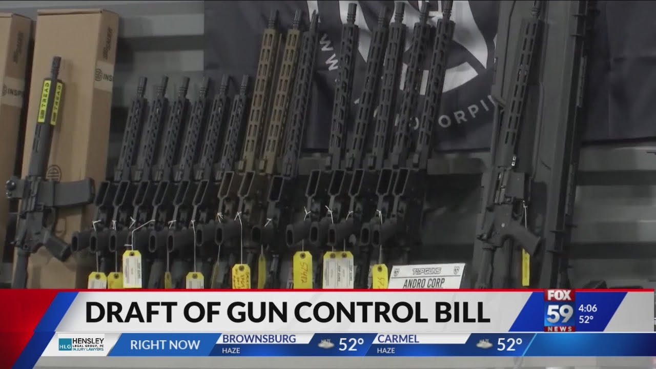 Indiana lawmakers draft gun control bill - YouTube