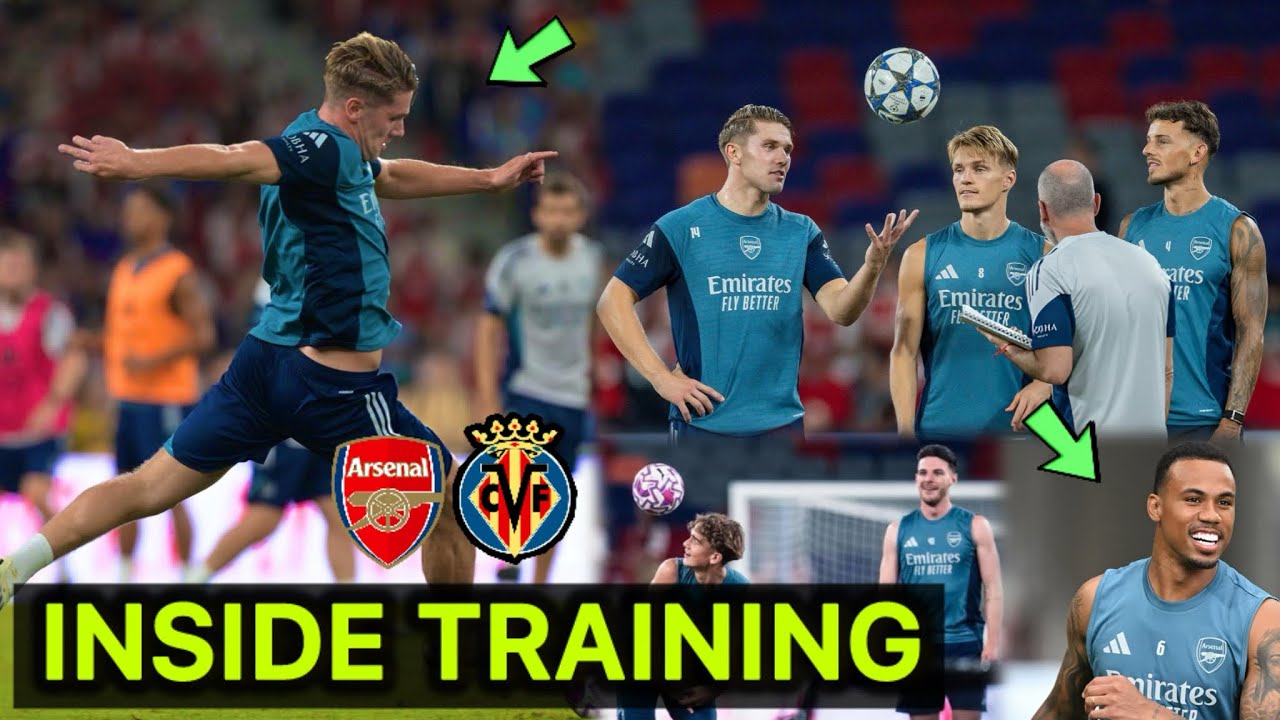 INSIDE TRAINING | Arsenal Prepare for Villarreal as Gyökeres Continue ...