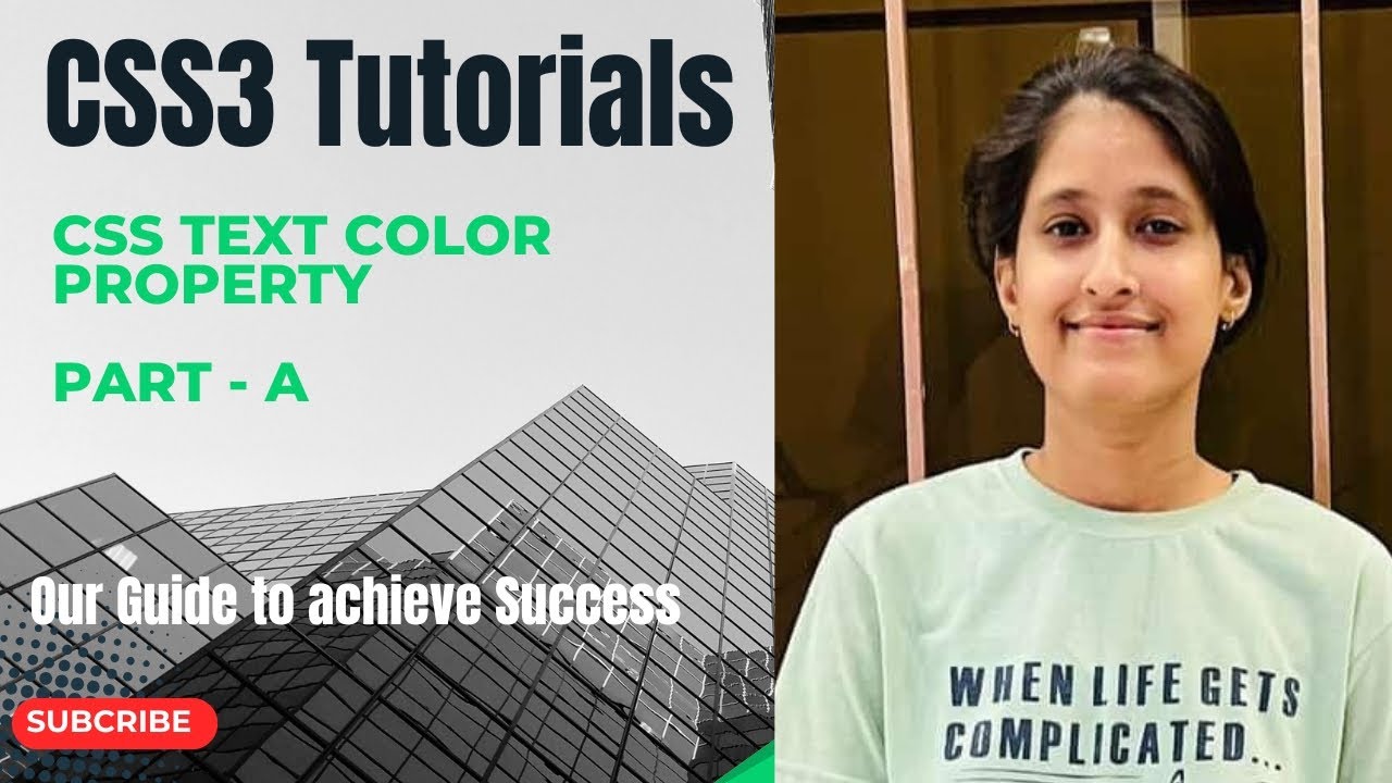 CSS Text Color Part - A - YouTube