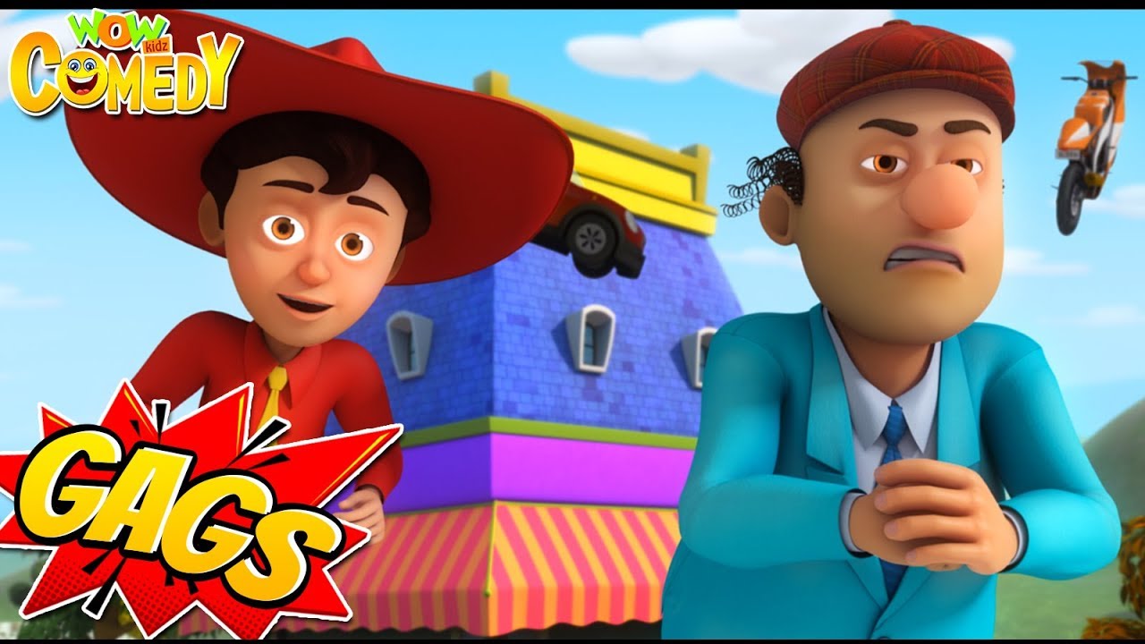 Chacha Bhatija Cartoon in Hindi | New Action Gags - 06 | New Cartoons ...