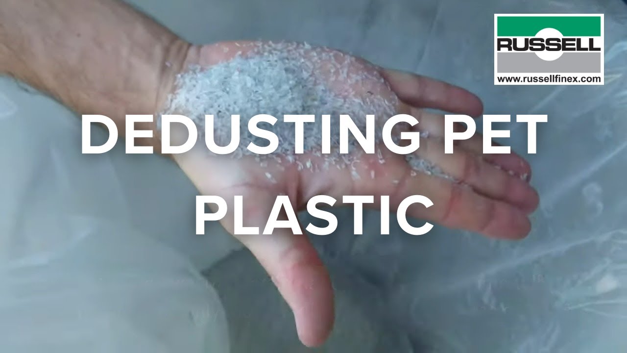 Round vibratory plastic separator – dedusting PET plastics - YouTube