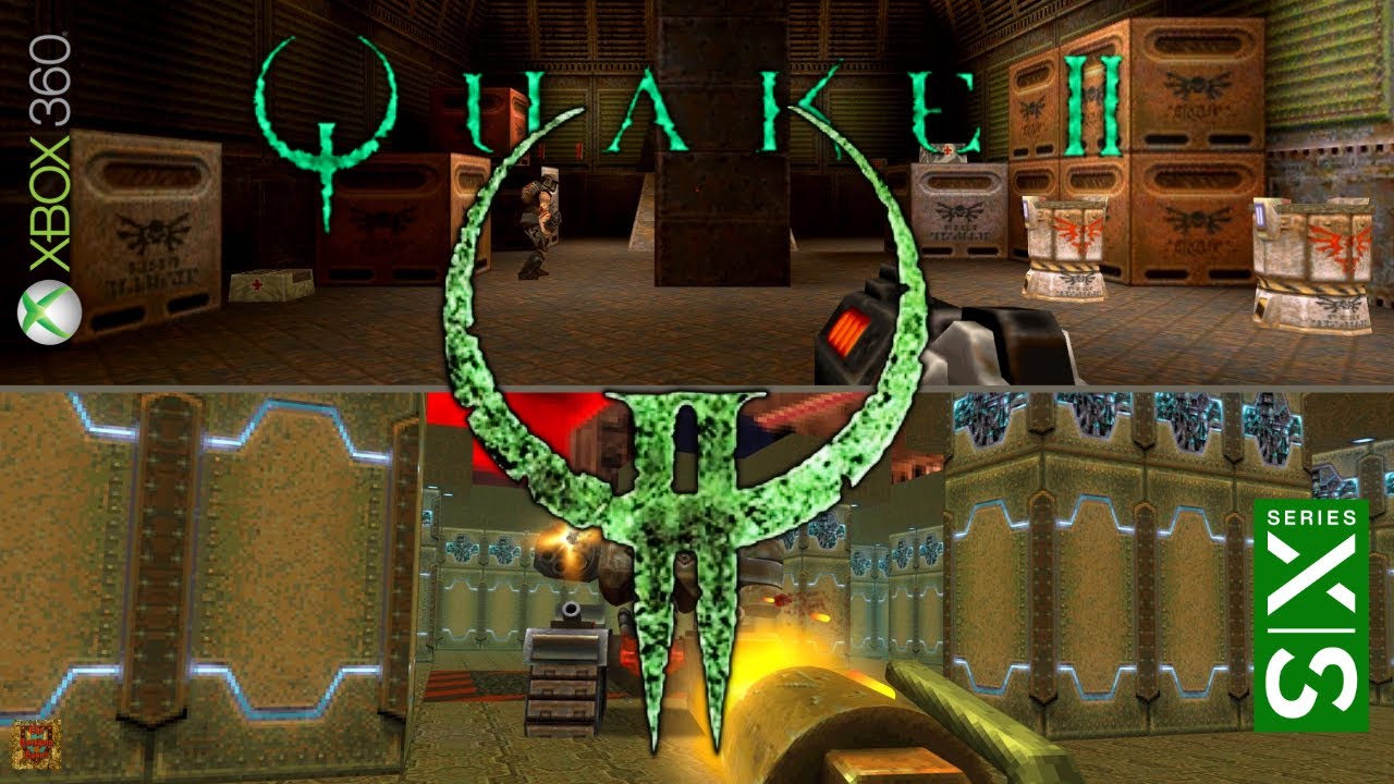 Quake 2 - Back 2 Back XBOX 360 & XBOX Series/One Comparison - YouTube