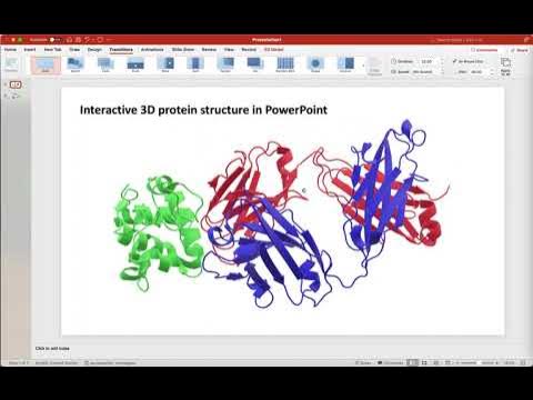 Add interactive 3D objects from PyMOL to PowerPoint - YouTube