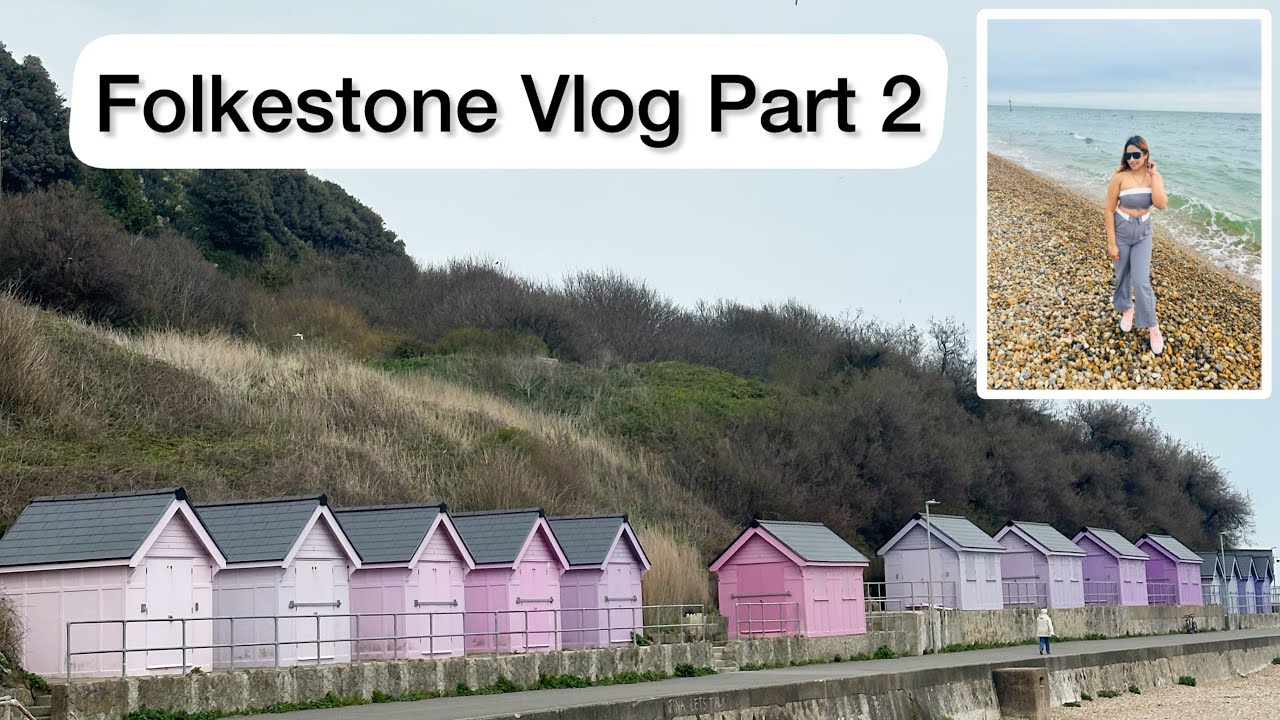 Summer Weekend Trip In UK | Folkestone | Kent | Beach Staycation ...