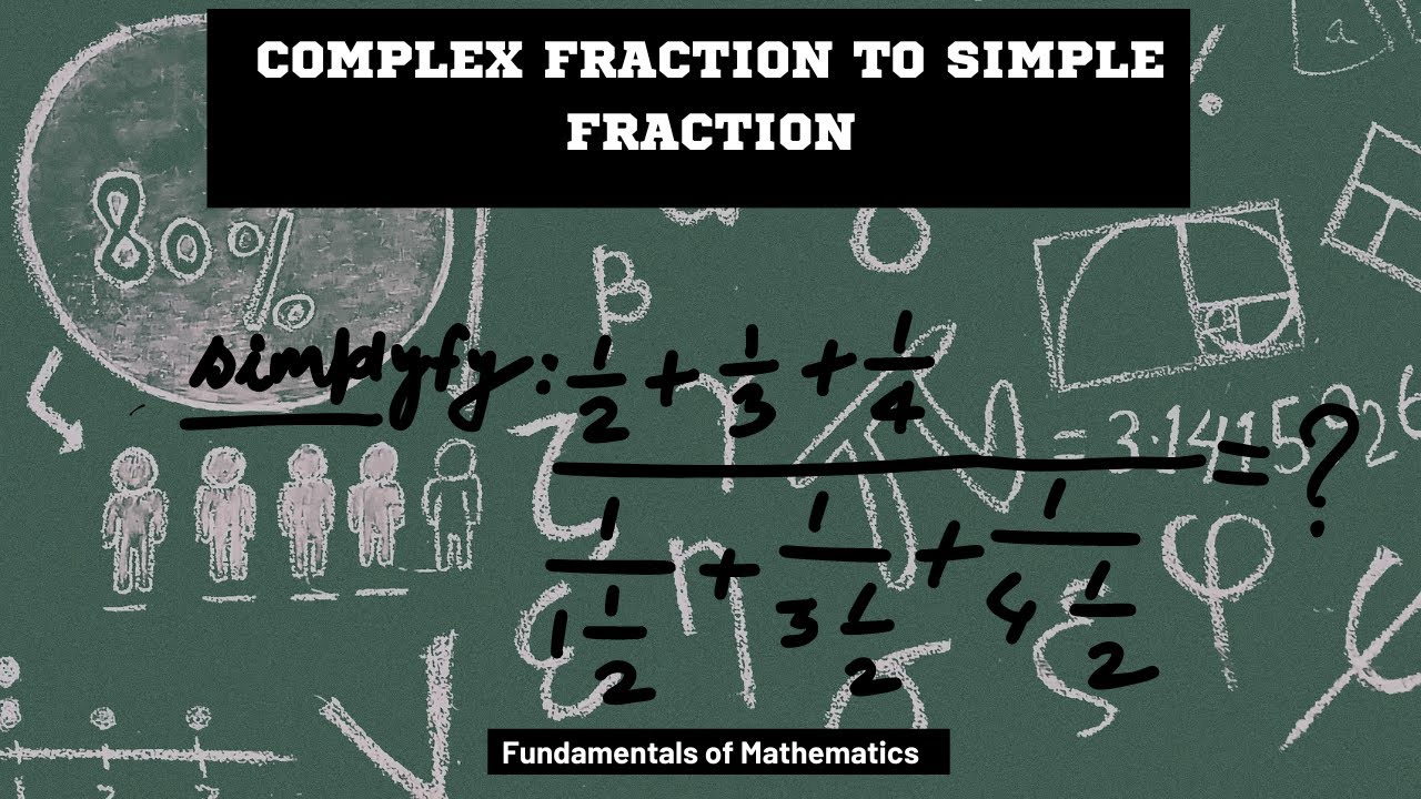 Complex fraction in to simple fraction - YouTube