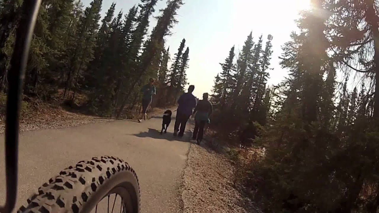 Frame Lake Trail by Bike - Yellowknife Biking Trail Series - YouTube