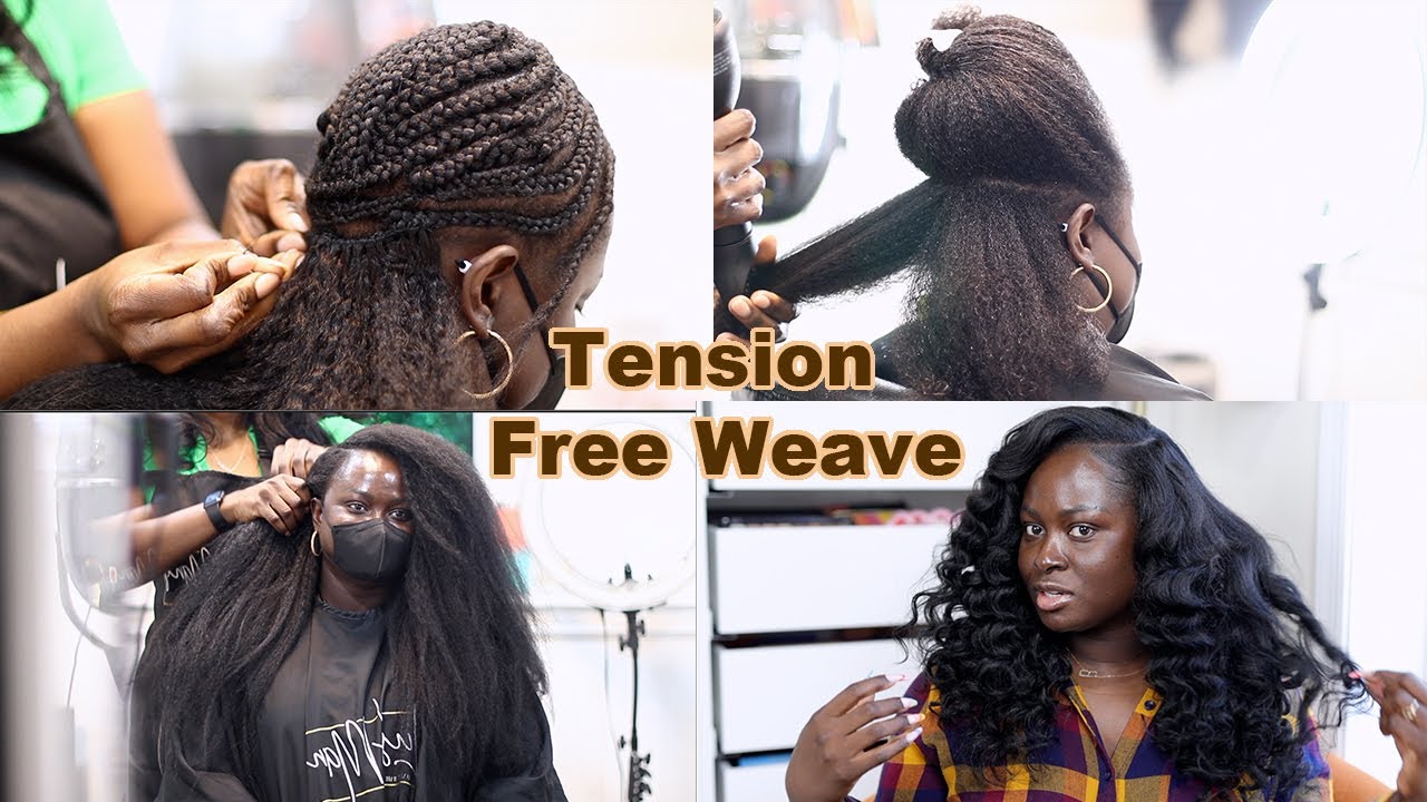 I Did It 😱- Tension Free Kinky Straight Sew-In By A Unicorn 🦄 DMV ...