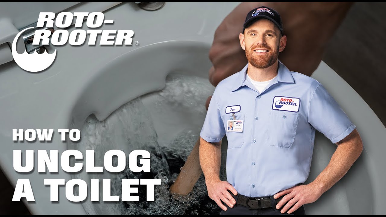 Household Plumbing Tips - How to Unclog a Toilet | Roto-Rooter - YouTube
