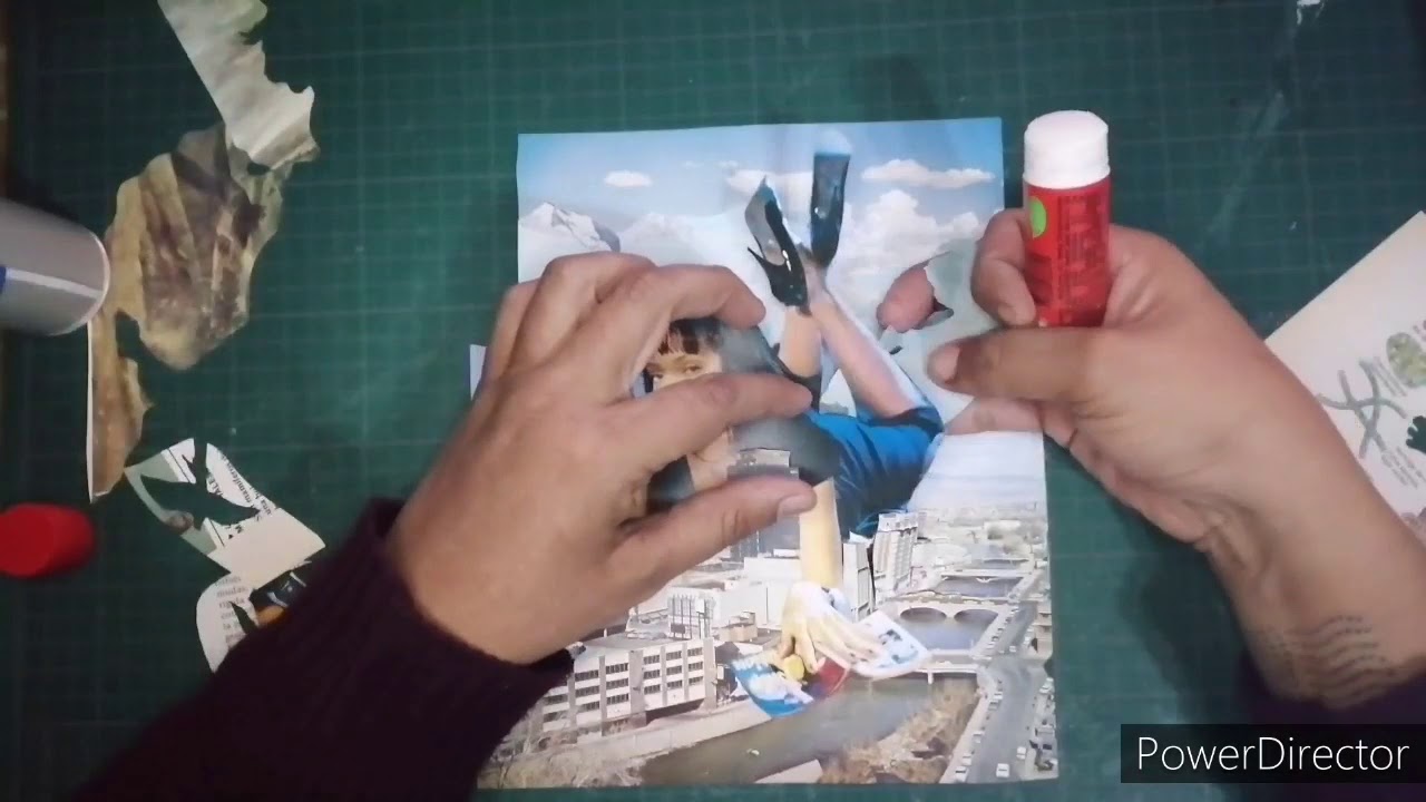 COLLAGE creativo 🥇 con recortes de revista MANUALIDADES 2021 plática ...