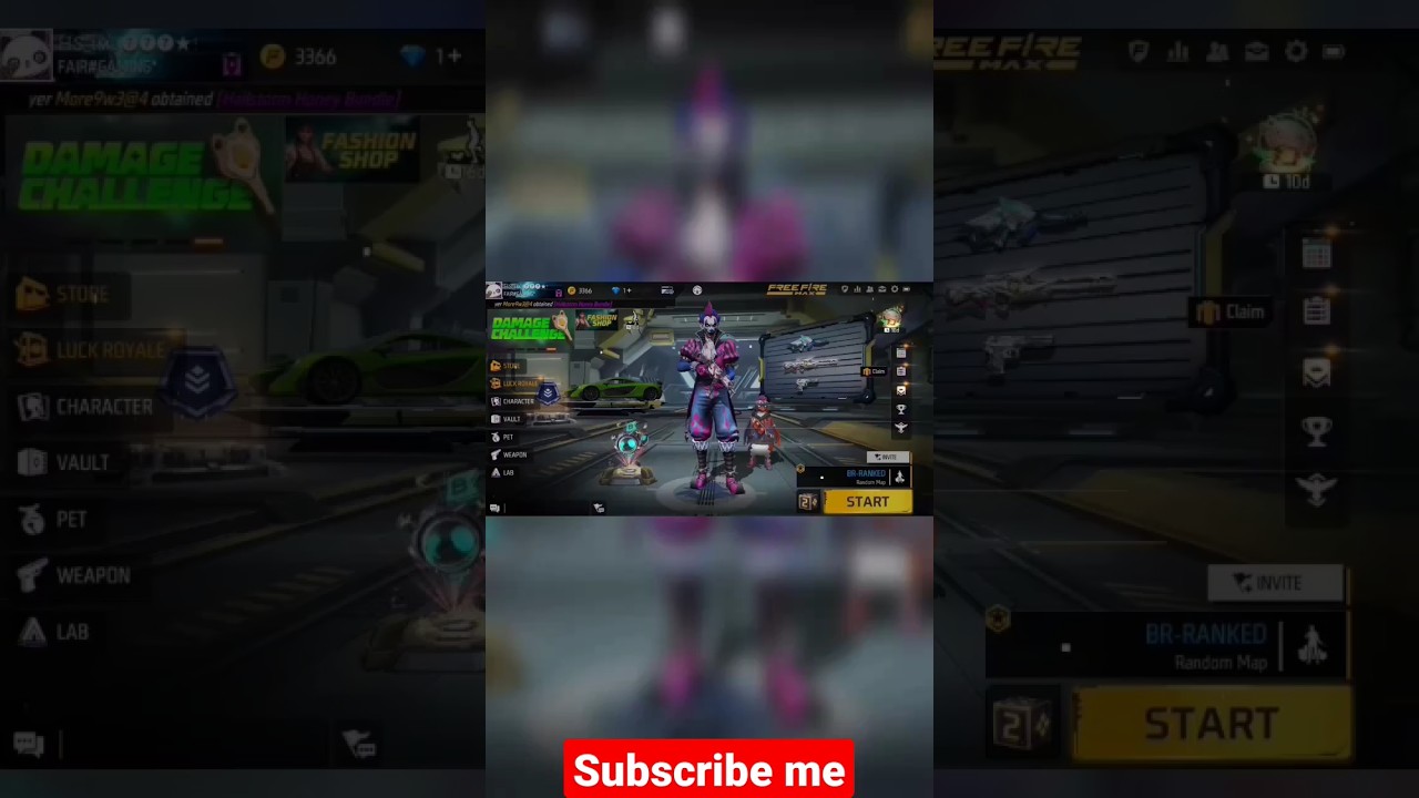 Free Fire new and free but skin || New Maxi FF || #shorts #Tamil # ...