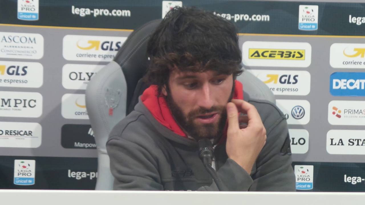 Simone Branca dopo Alessandria-Pistoiese - YouTube
