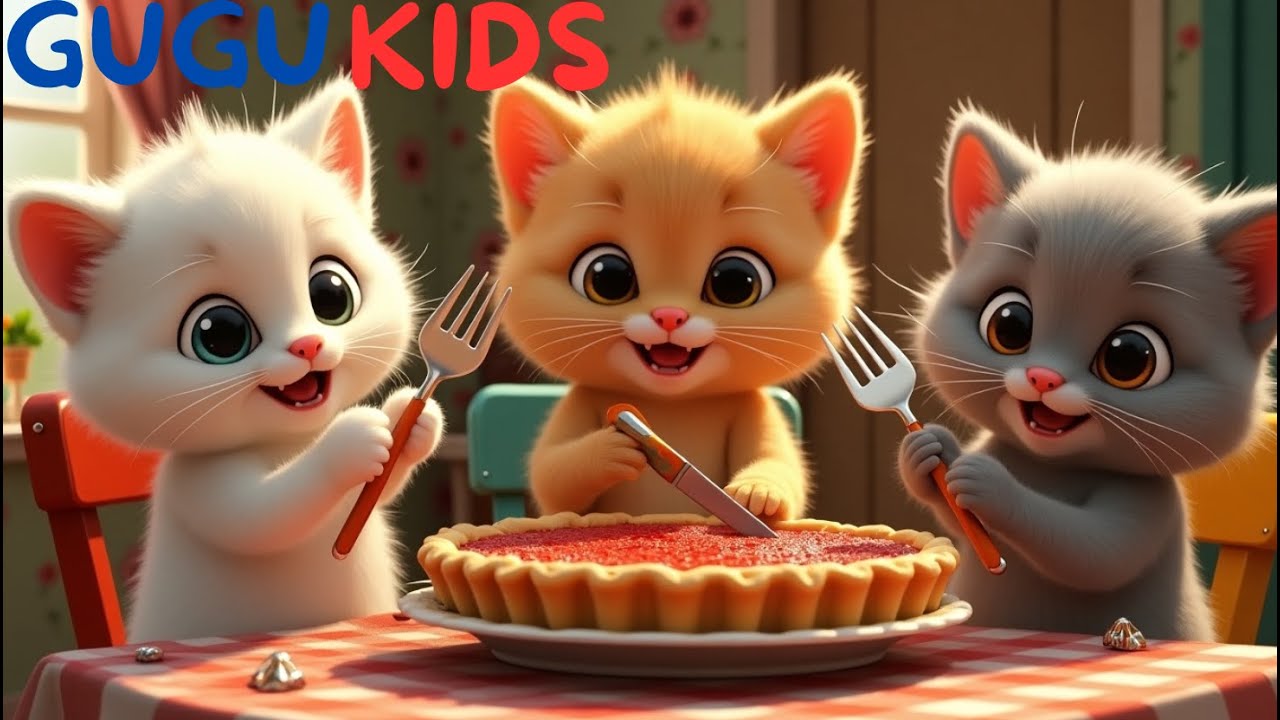 Three Little Kittens Lost Their Mittens 🧤🐱 | Cute Nursery Rhyme for ...