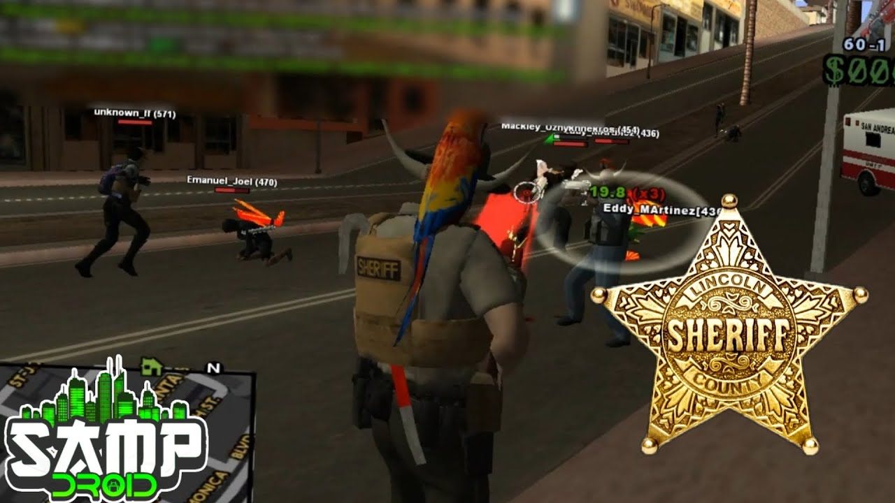 Siendo Sheriff en #SampDroid - YouTube