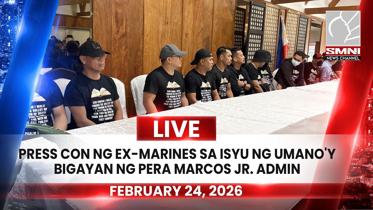LIVE | Press con ng ex-marines sa isyu ng umano'y bigayan ng pera ...