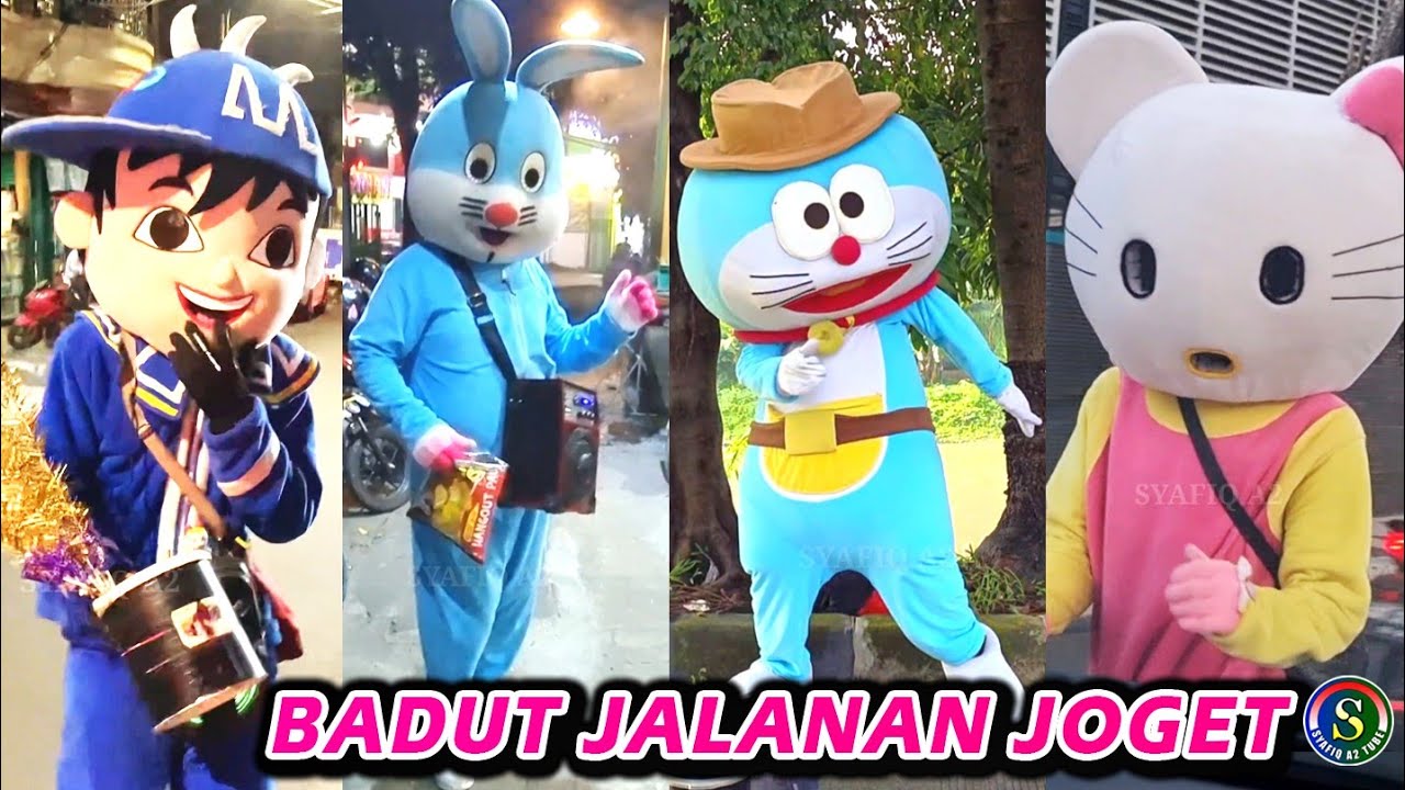 Badut Jalanan Joget ~ Kumpulan Badut-badut Ngamen di Jalan - YouTube