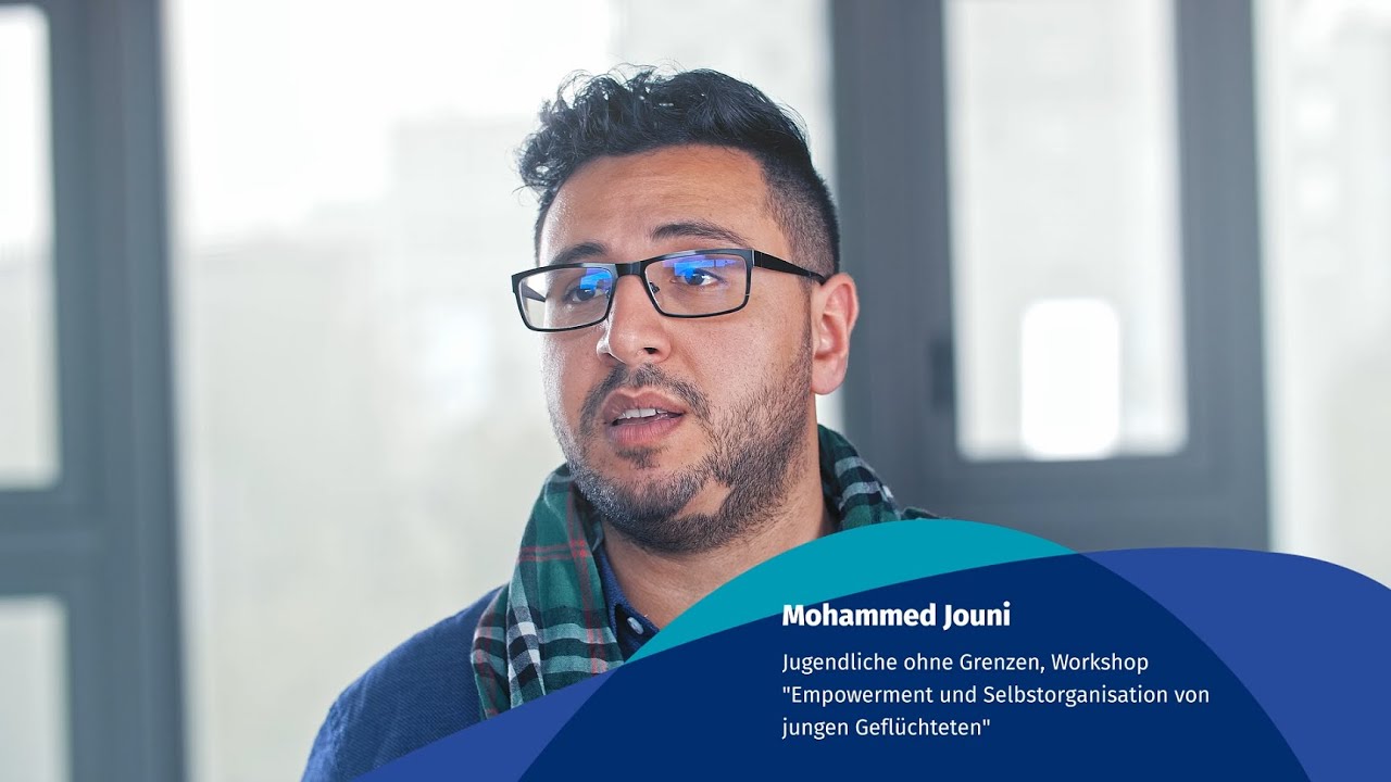 DRANBLEIBEN! Interview Mohammed Jouni - aej-Migrationsfachtagung 2019 ...