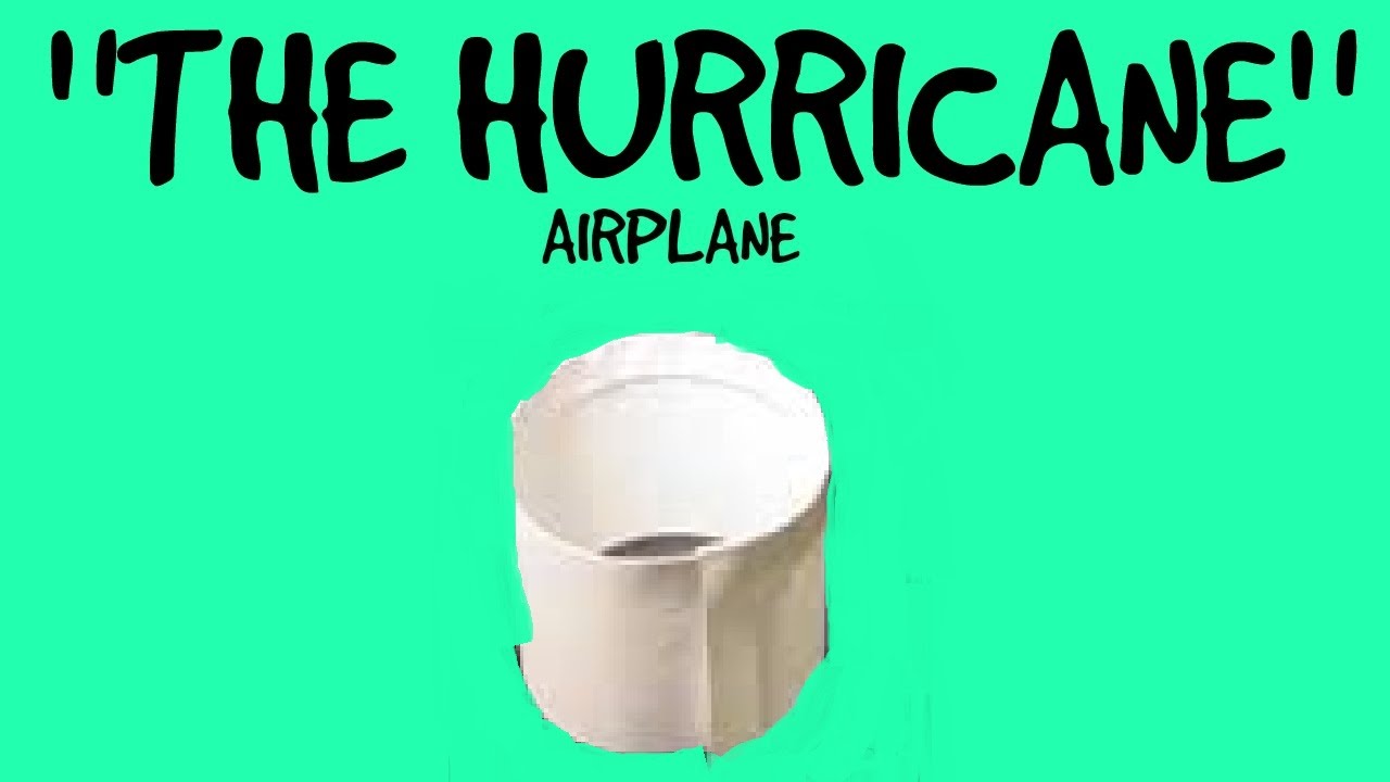 How to a paper airplane - The Hurricane - YouTube