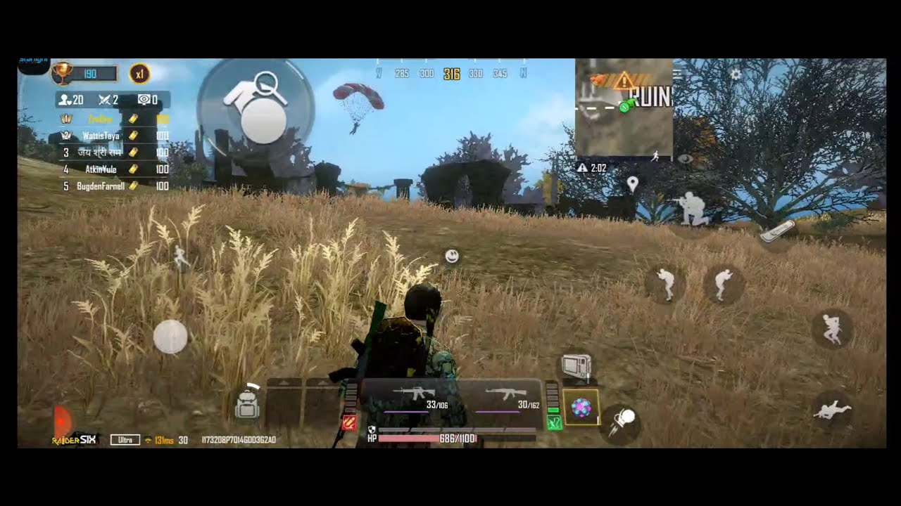 Raider six gameplay video #battleroyalegame - YouTube