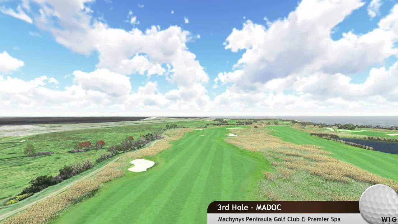 Machynys Peninsula Golf Club - Hole 3 - YouTube