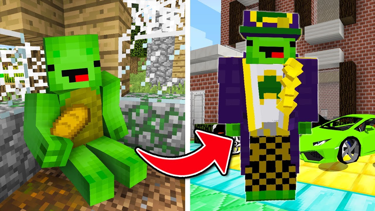 The POOR to RICH Story In Minecraft! - YouTube