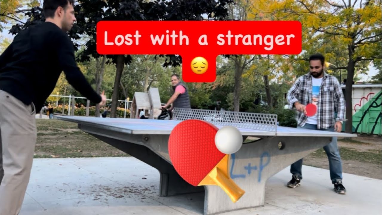 Lost ping pong match with a stranger | Montreal | Canada - YouTube