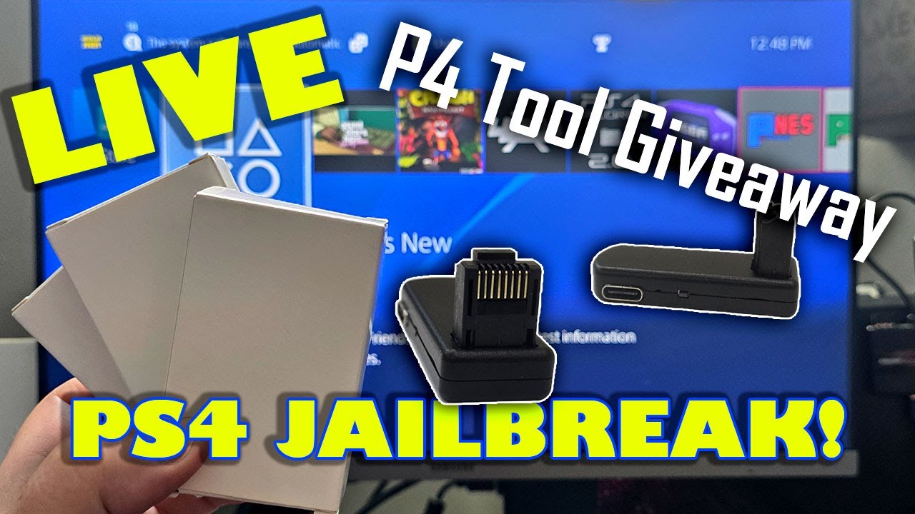 PS4 Jailbreak Tool P4 Tool Live Giveaway - YouTube