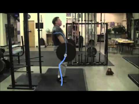 Mark Rippetoe Power Clean bar path - YouTube