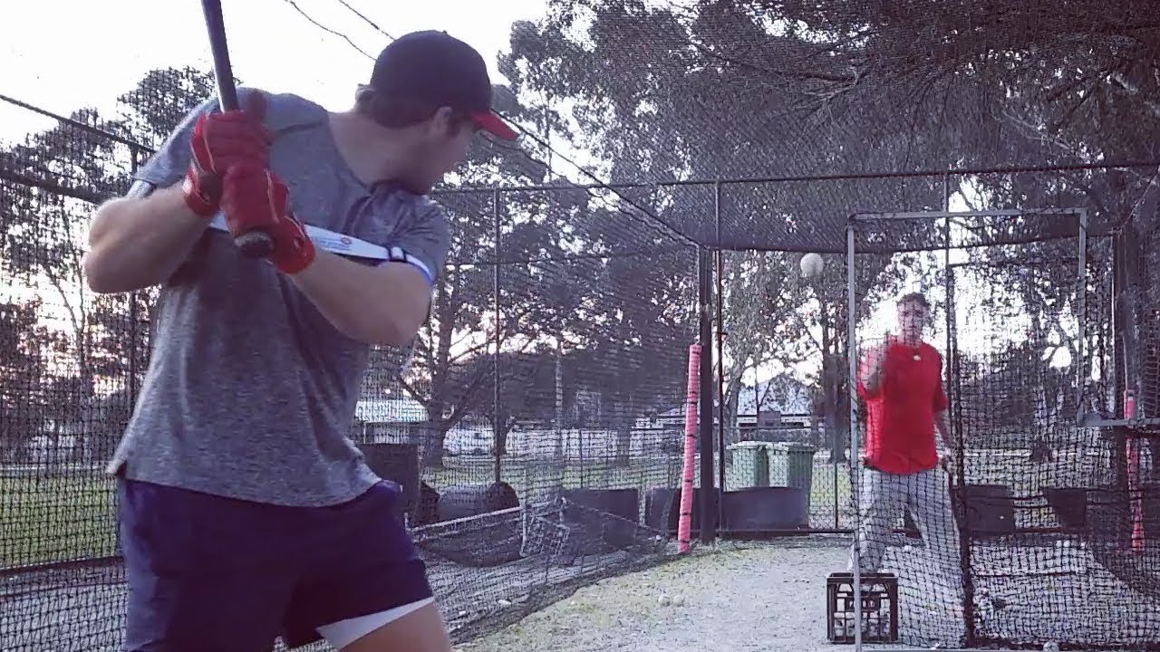 Heavy Bat Power Baseball Swing • Laser Strap Power Hitting Aids • Front ...