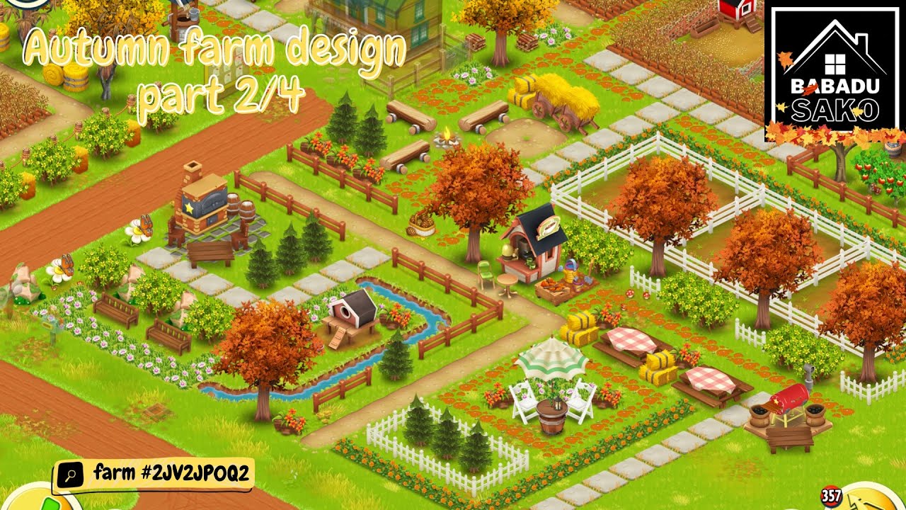 EP.125 : Autumn farm design part 2/4 - HayDay FarmDesign! - YouTube