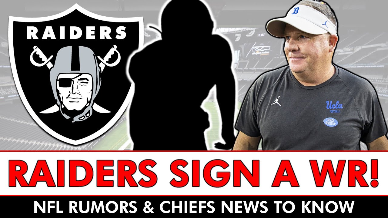 Raiders Signing This WR Makes Chip Kelly Happy + Raiders Schedule ...