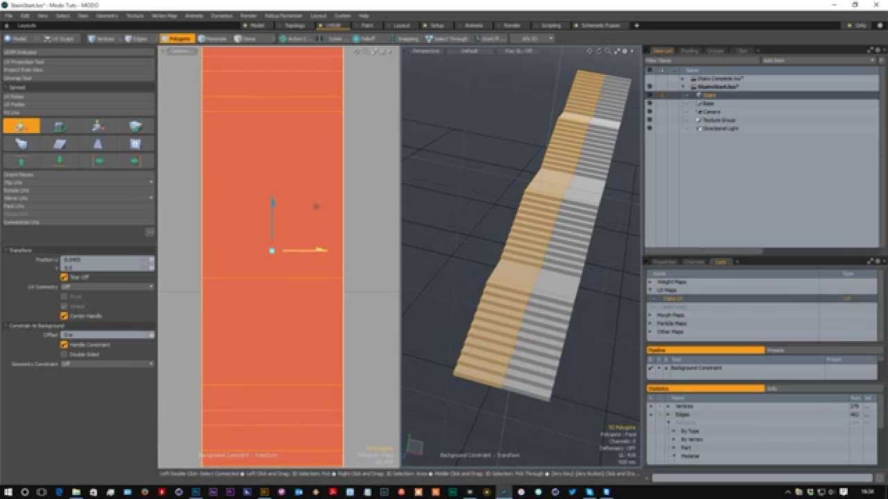 RGBHQ Tutorial : Texturing Stairs in MODO 901 with UV maps - YouTube
