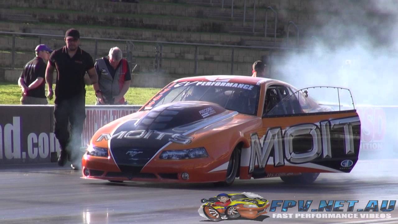 OUTLAW 10.5 WORLD RECORD MOITS RACING MUSTANG C&V PERFORMANCE 5.99 ...