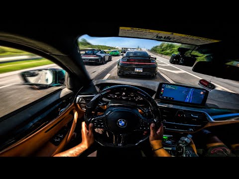 HAWKING DOWN A PORSCHE GT3 RS & TURBO S IN MY 540