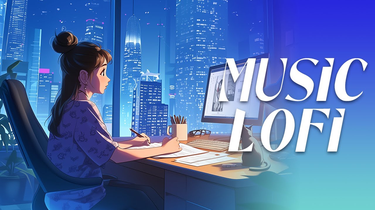 Sad Rainy Night 🌧️ Lofi Deep Sleep 🌃 Listening To Lofi Hip Hop Alone ...