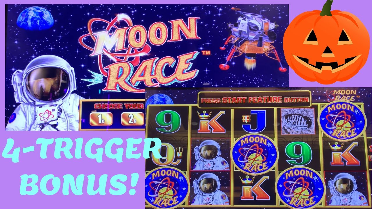 4 Trigger Bonus and Retrigger 🌔MOON RACE🚀 my fave LIGHTNING LINK! 🎃👻👍 ...
