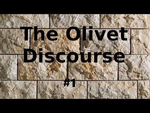 The Olivet Discourse #1 Matthew 24 1 3 - YouTube