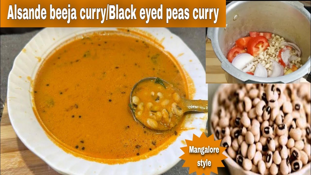 Alsande beeja curry|Lobia curry|Black Eye peas curry|How to make ...