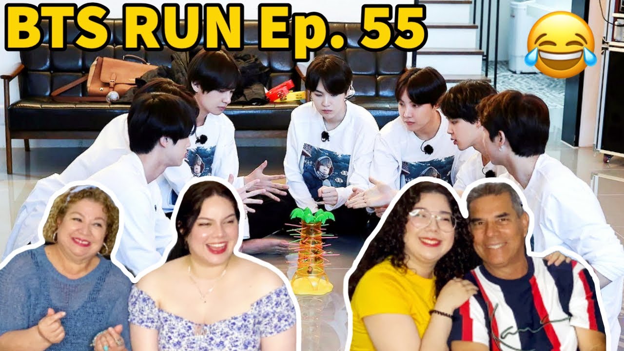 BTS RUN Ep. 55 😂 #3 | Reacción EN FAMILIA!! 💛 - YouTube