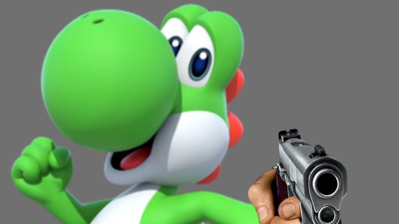 Yoshi with a gun moment - YouTube